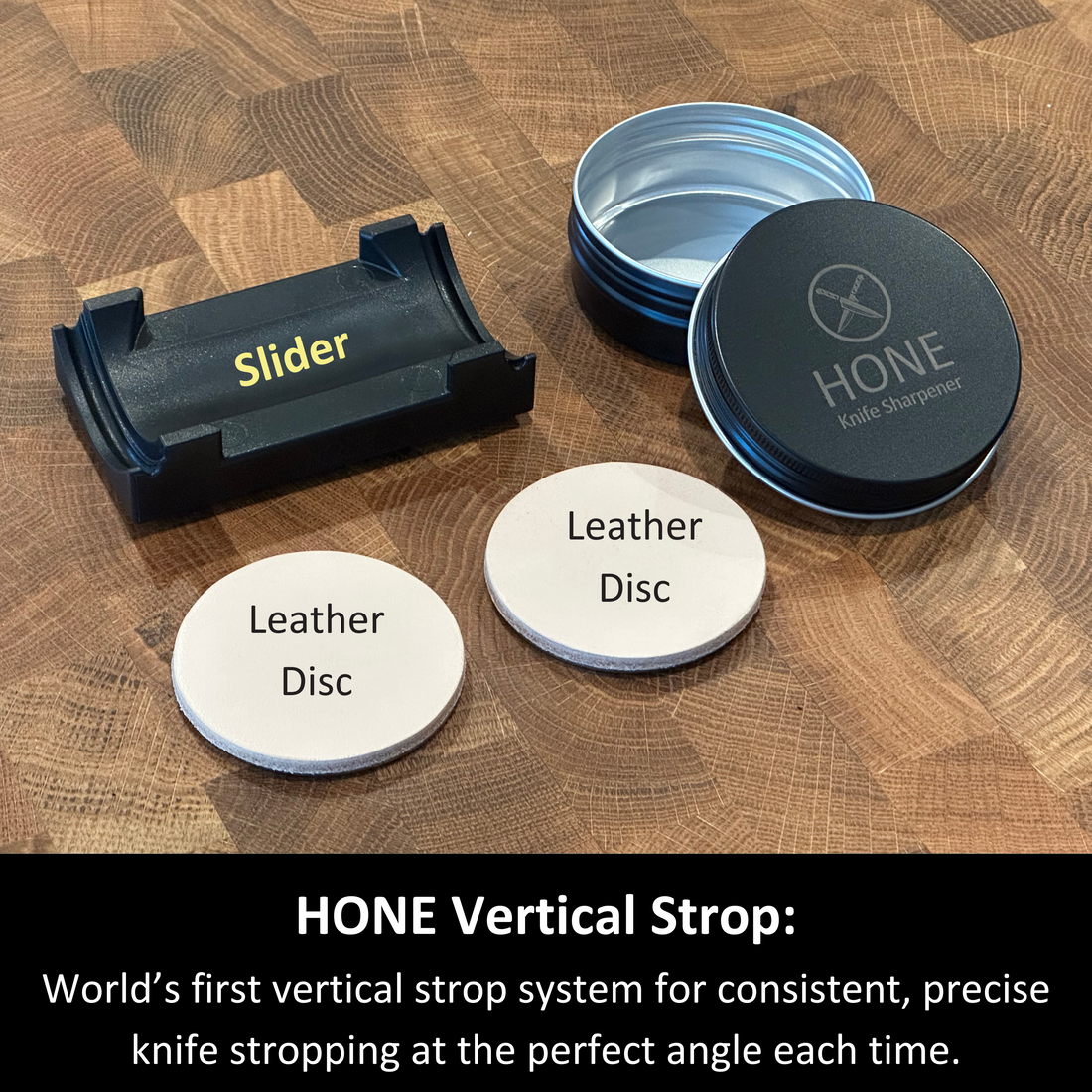 HONE Vertical Strop – HONE Knife Sharpener
